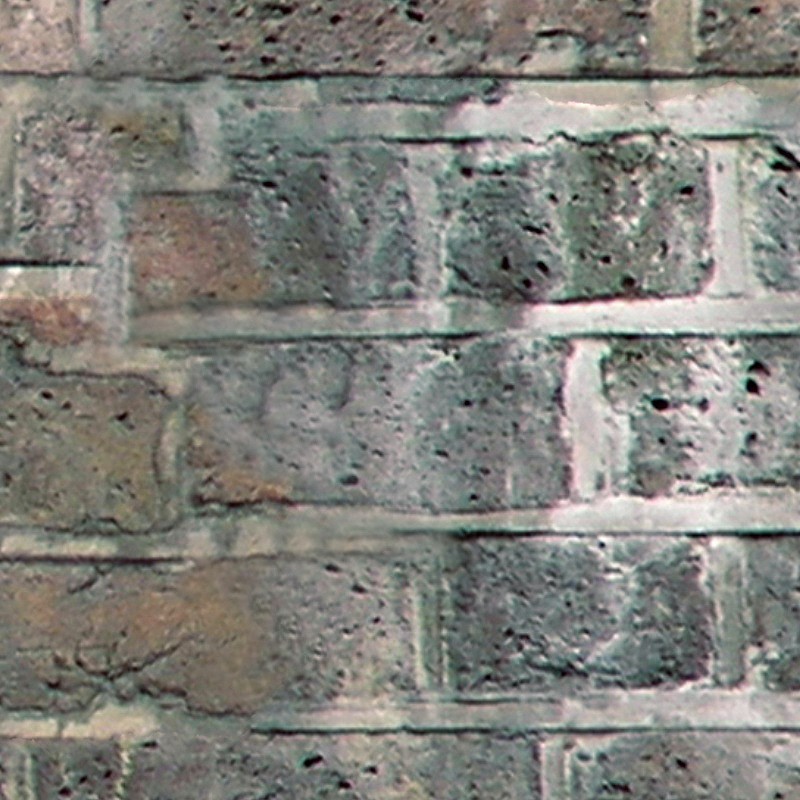 Damaged bricks texture seamless 00125