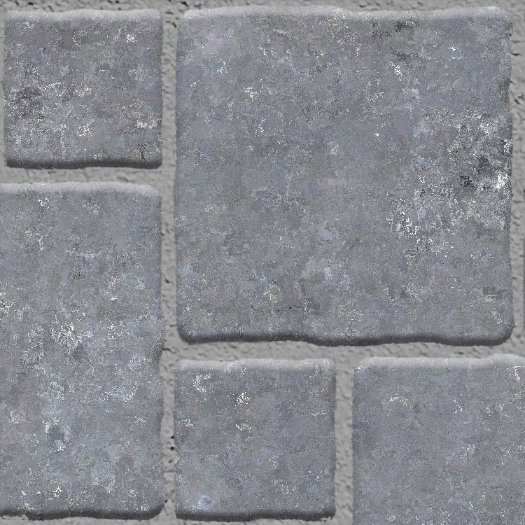 Pavers stone mixed size texture seamless 06117