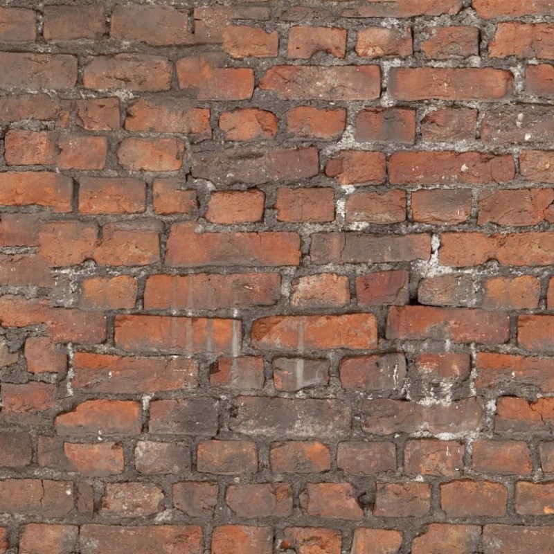 Damaged bricks texture seamless 00134
