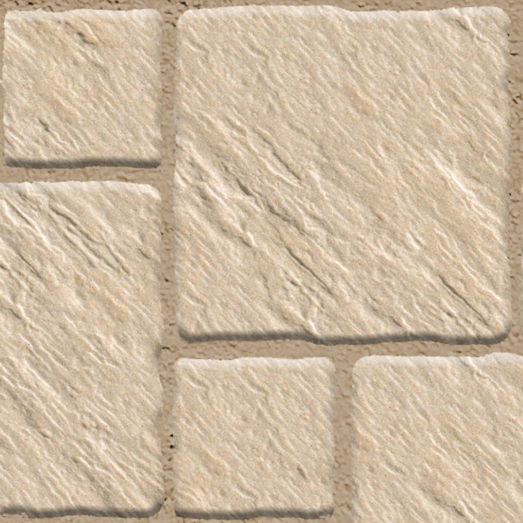 Pavers stone mixed size texture seamless 06121