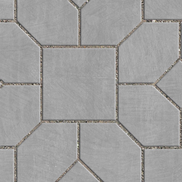 Paving concrete mixed size texture seamless 05596