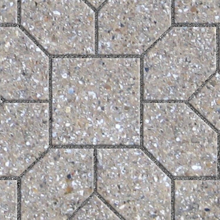 Paving concrete mixed size texture seamless 05597