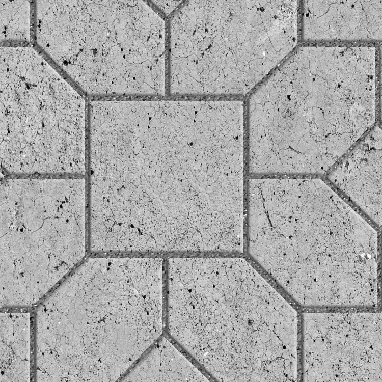 Paving concrete mixed size texture seamless 05598