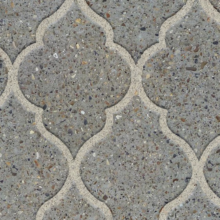 Paving concrete mixed size texture seamless 05609