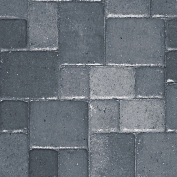 Pavers stone mixed size texture seamless 06143