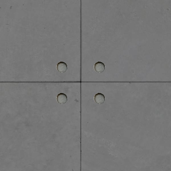 Clean cinder block with holes texture seamless 01693