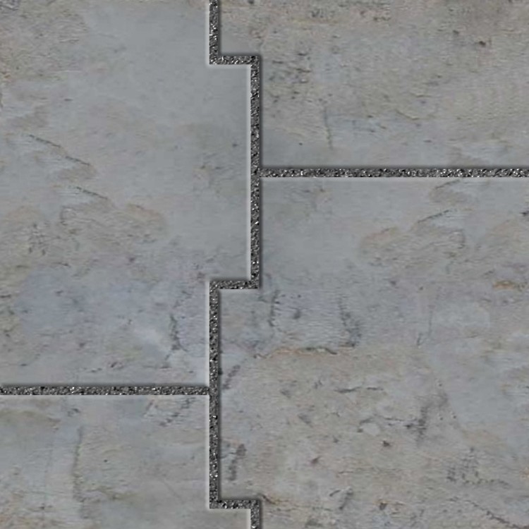 Concrete paving outdoor damaged texture seamless 05555