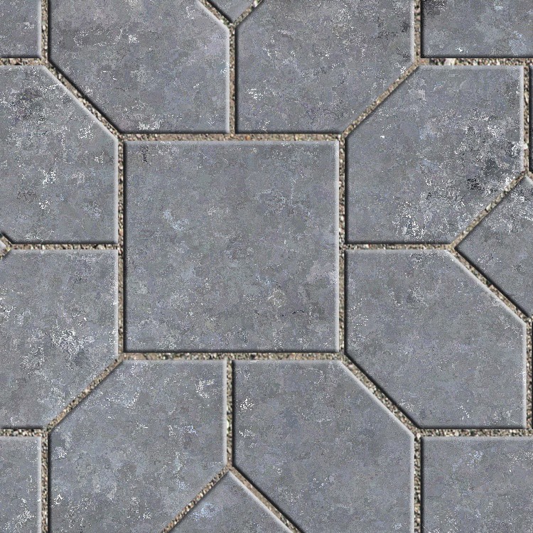Pavers stone mixed size texture seamless 06193