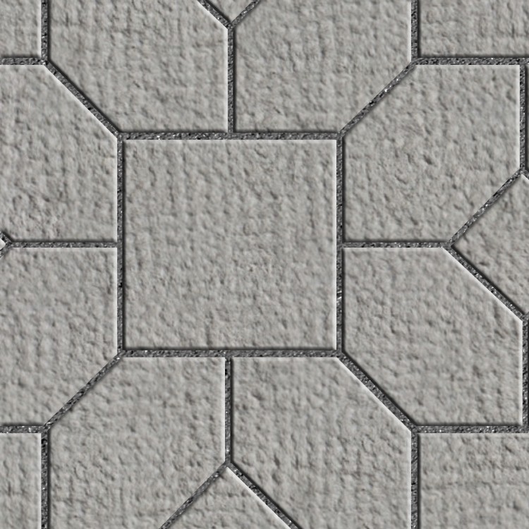 Pavers stone mixed size texture seamless 06194