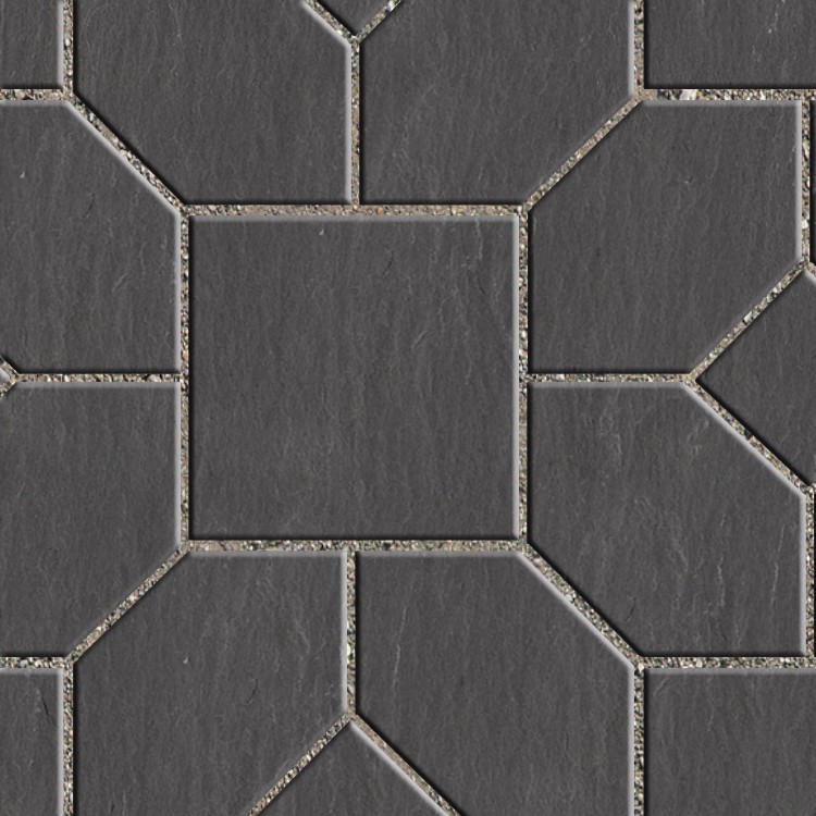 Pavers stone mixed size texture seamless 06197