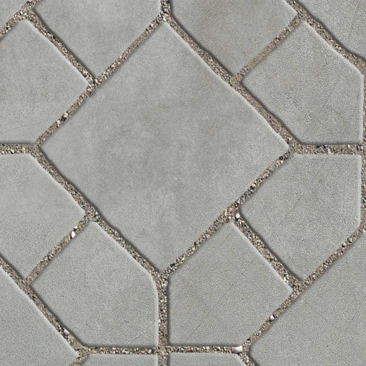 Paving concrete mixed size texture seamless 05565